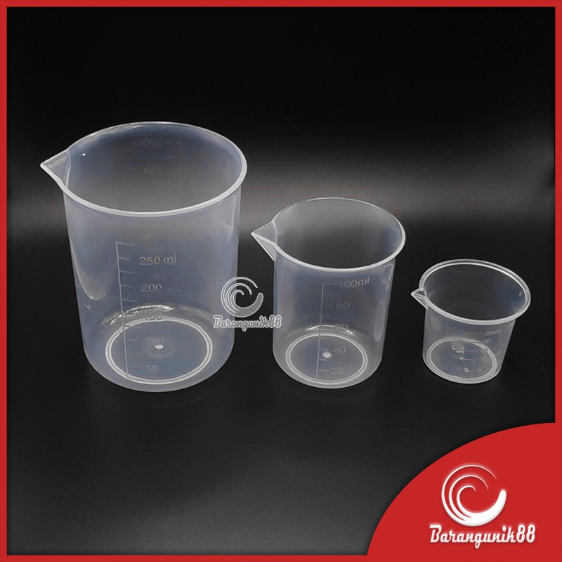 Measuring Cups in Various Sizes 25ml 50ml 100ml 150ml 250ml cc ...