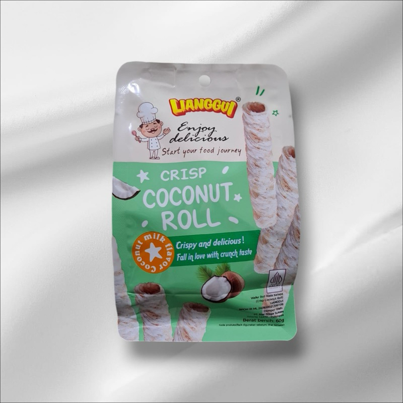 [Sent Quickly] LIANGGUI WAFER CRISP ROLL 60g | Sea Salt Butter Finger ...
