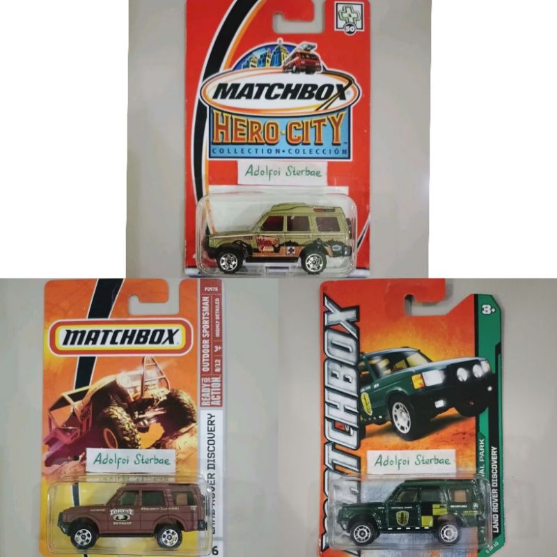 Matchbox land rover discovery ready for action outdoor sportsman highly ...