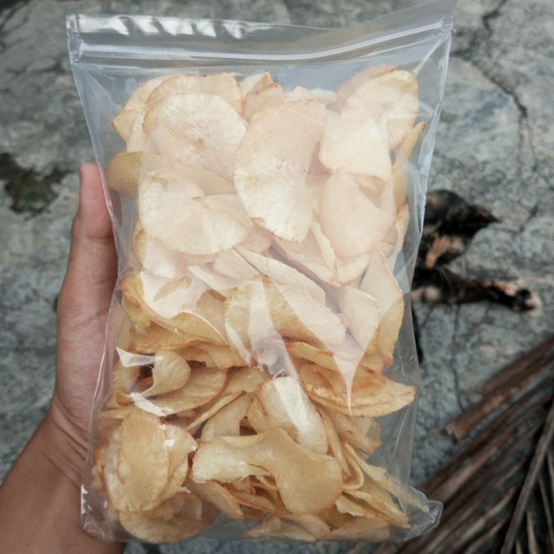 Sweet Salted Cassava Chips 250 grams Delicious Steady Savory Nyoi ...