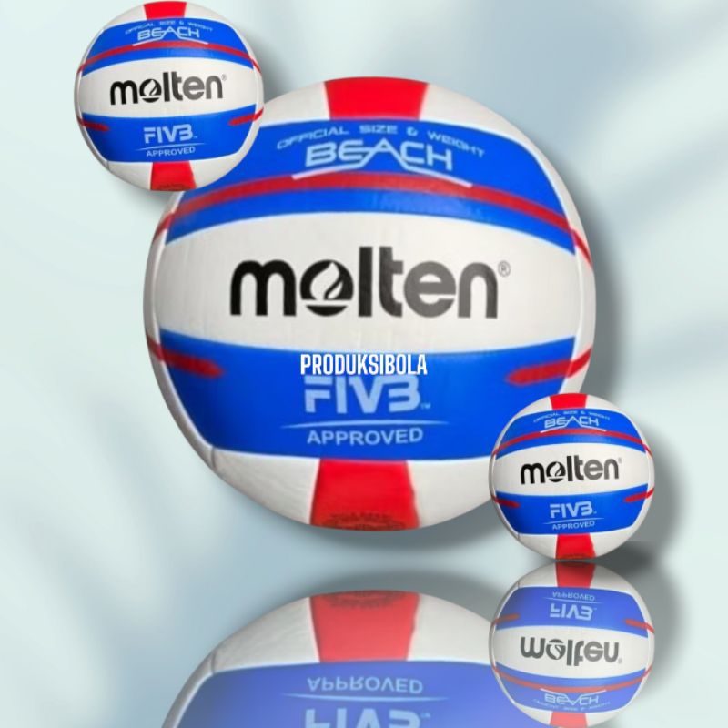 100% ORIGINAL OFFICIAL MOLTEN BEACH VOLLEY/VOLLEY BALL FREE VALVE AND ...