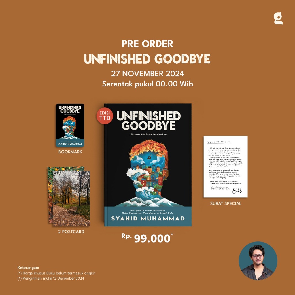 Goodbye UNFINISHED BOOK + BONUS - Syahid Muhammad - Gradient | Shopee ...