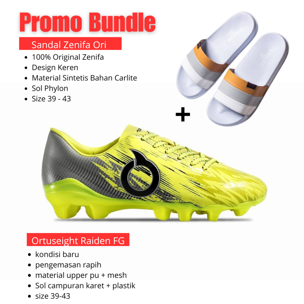 ORTUSEIGHT CATALYST LEGION UNITY FG MEN'S SANDALS PACKAGE | Shopee Malaysia