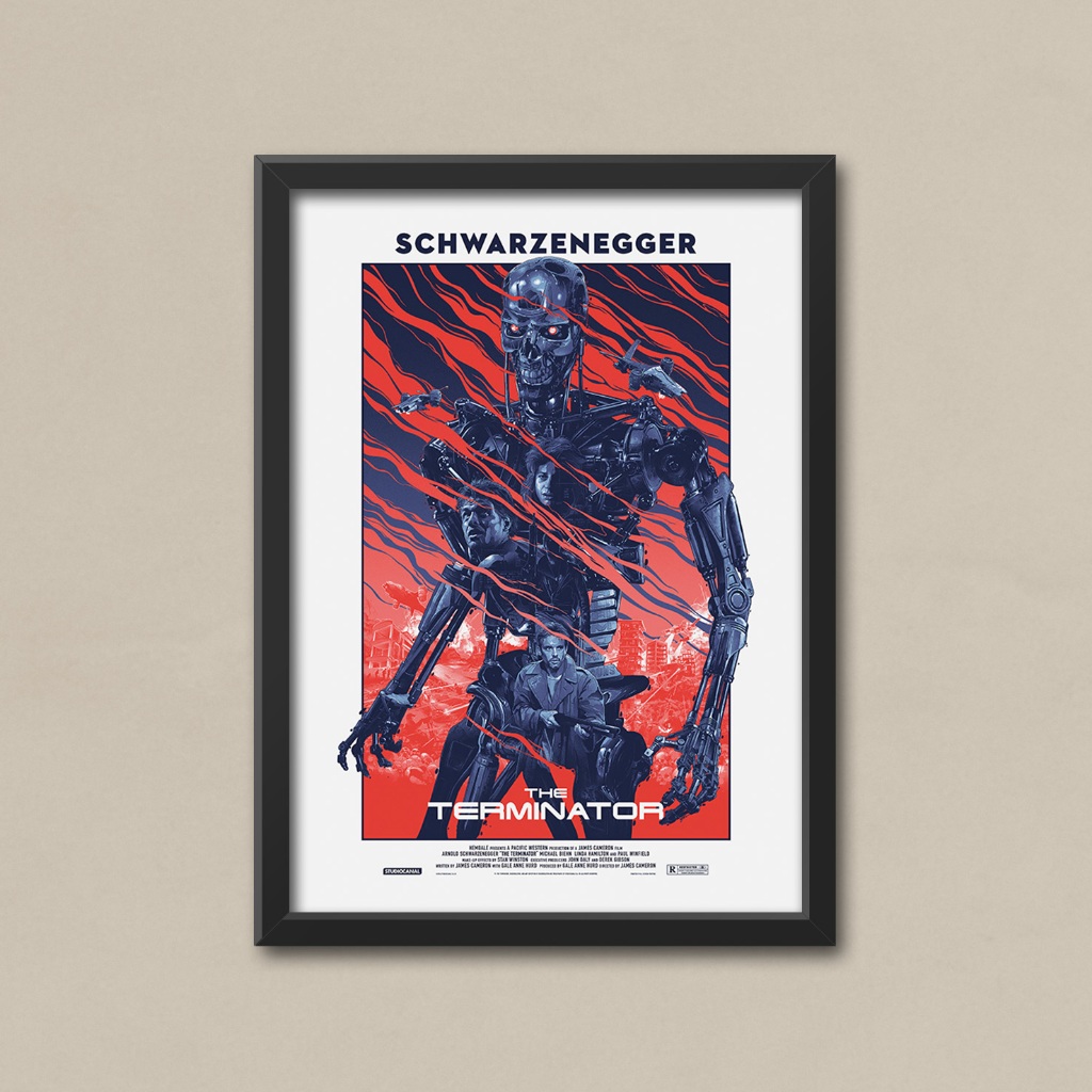 Frame Terminator Wall Poster / MOVIE-43 | Shopee Malaysia