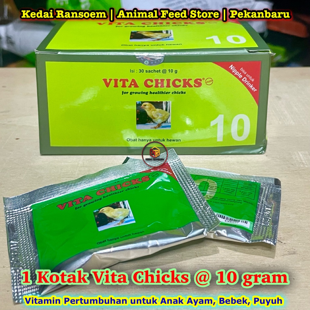 1 box Vita Chicks @ 10 grams | Contains 30 Sachets | Growth Vitamins ...
