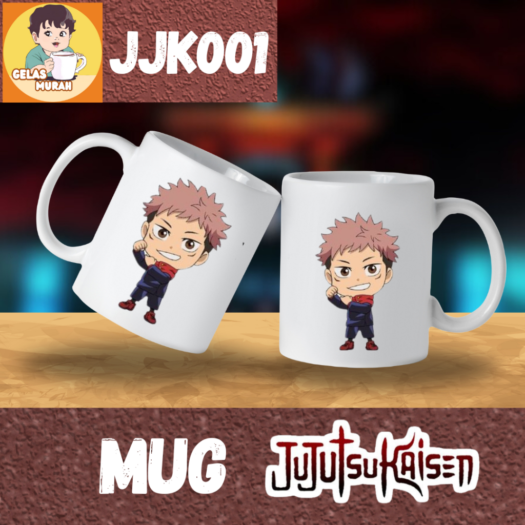 Jujutsu KAISEN MUG / JJK MUG / ANIME GLASS / CERAMIC MUG / YUJI ITADORI ...