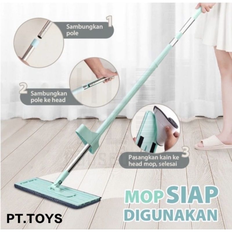 PULLED FLOOR Mop Plus 1 REFILL / Ultra Mop Clean Flap PRACTICAL ...