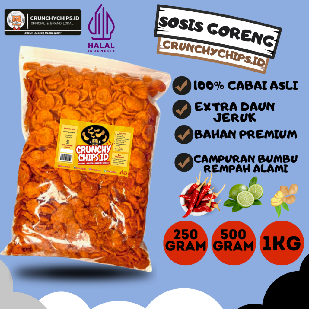 Snacks Sosreng Fried Chicken Sausage Sultan Kiloan Special Spicy ...