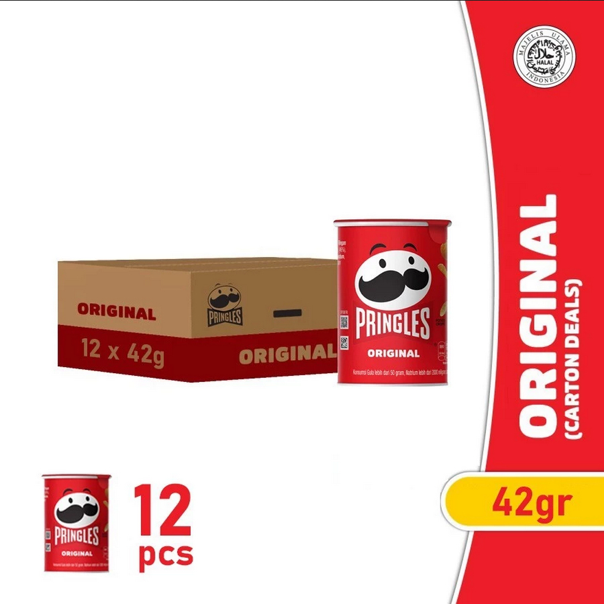 Pringles Original Carton Deal 42gr 12 pcs | Shopee Malaysia