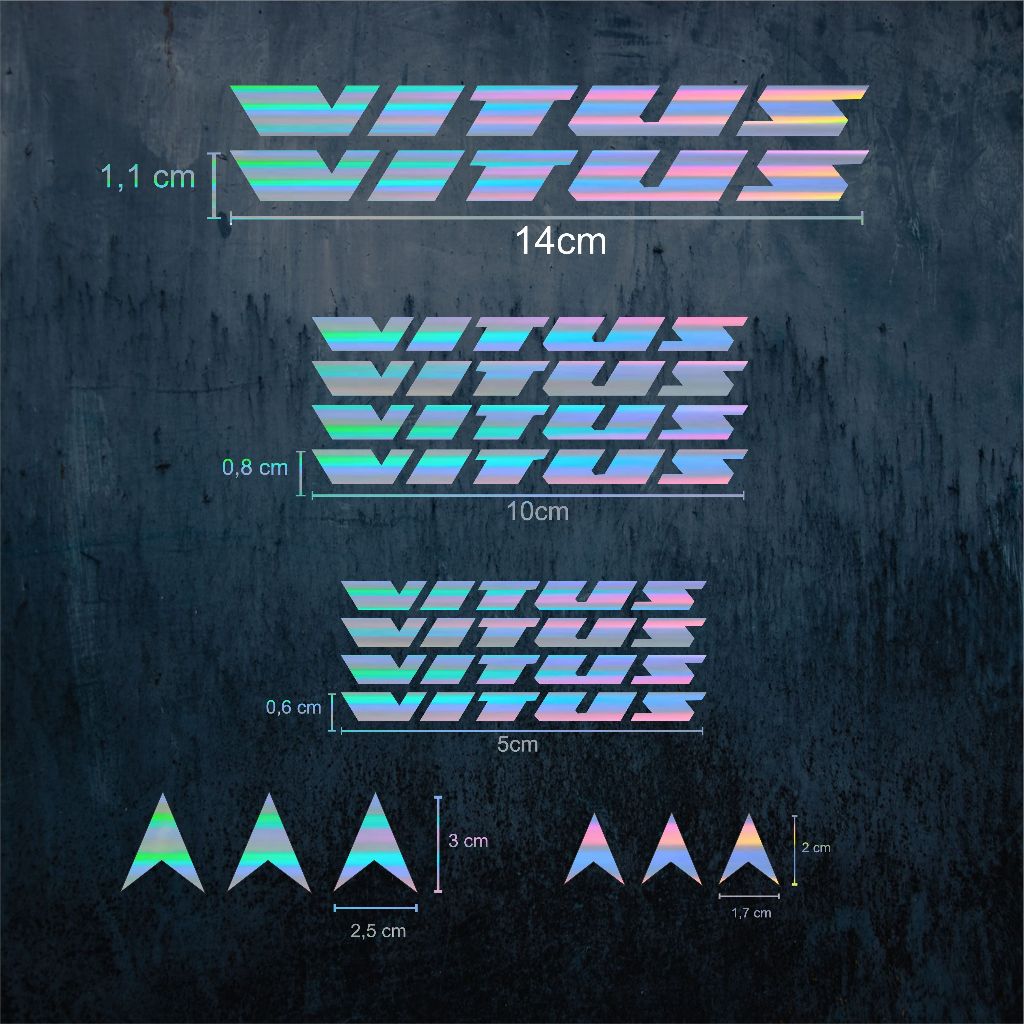 Vitus Bicycle Frame Cutting Sticker, Road Bike Decal Set | Shopee Malaysia