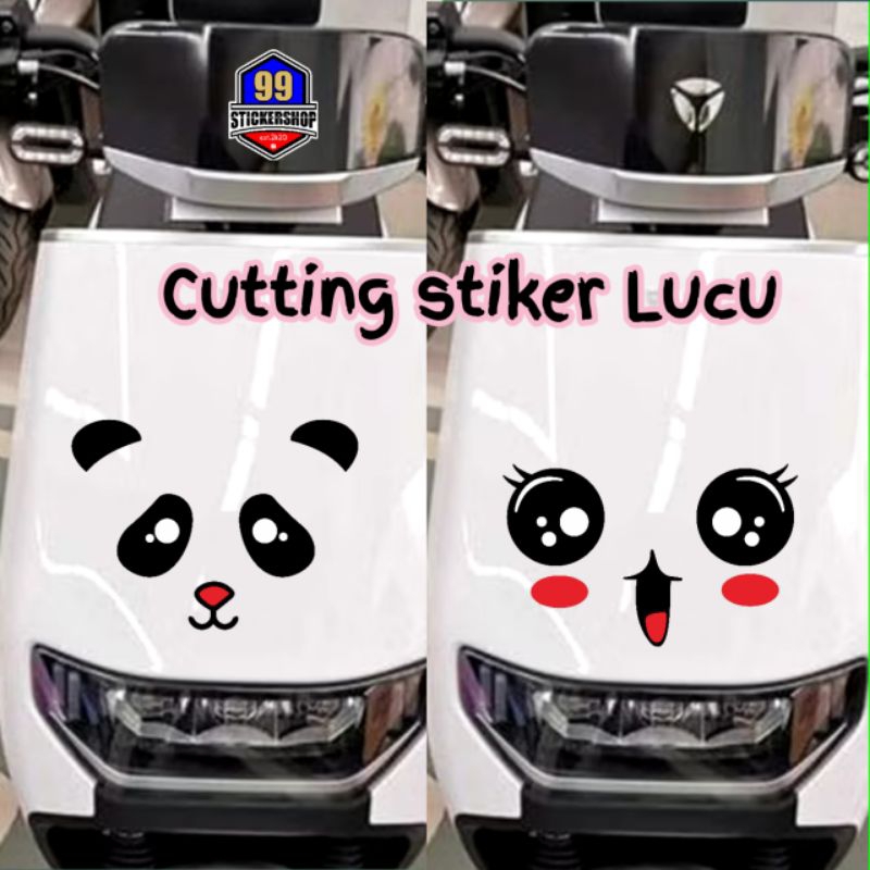 MATA Cute electric bicycle eye Sticker | Shopee Malaysia
