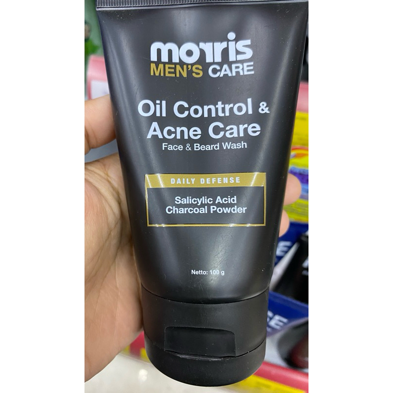 Morris Men's Care Oil Control & Acne Care Face & Beard Wash 100 m | Shopee Malaysia