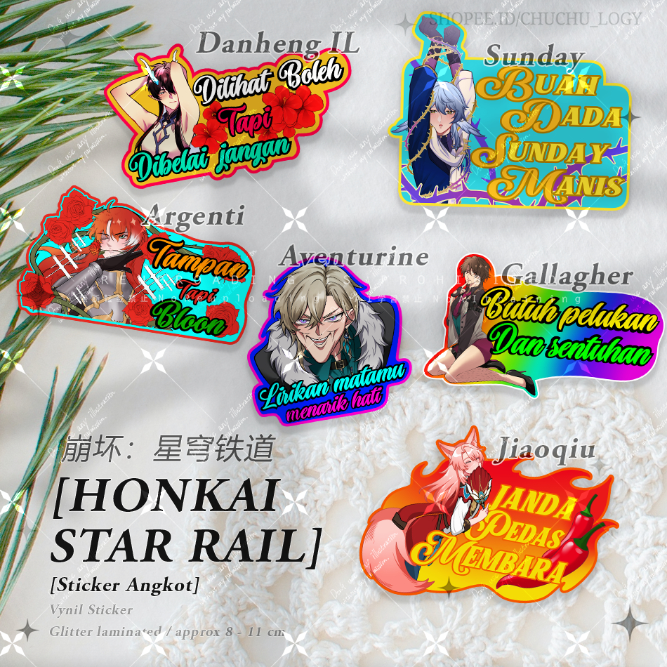 SAMPO Hsr [ Angkot ] Honkai Star Rail Danheng IL Aventurine Gallagher ...