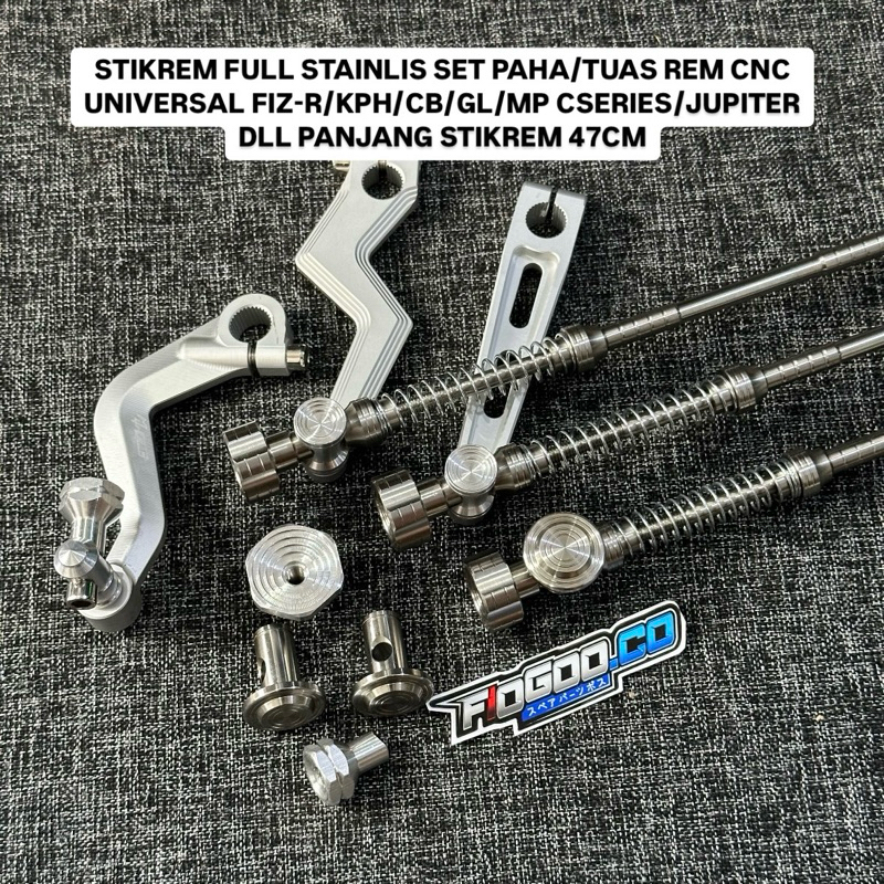 Cb STAINLIS STICKS/FIZ R/GRAND/UNIVERSAL MOTORCYCLE OLD BRAKE STICKS CB ...