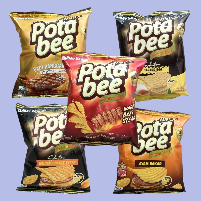 Potabee Beef BBQ Flavor, Grilled Chicken, Melted Cheese Steak, Wagyu ...