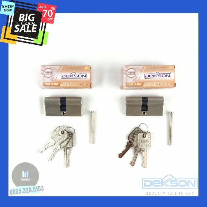 Dekkson DC cylinder dl 60 mm dl DC cylinder lock 2 best dekkson keys ...