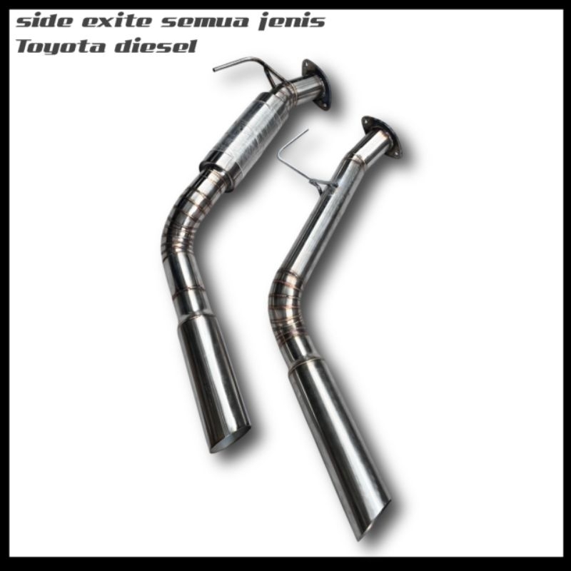 Innova 2KD SIDE EXIT EXHAUST INNOVA 1GD 2GD VRZ FORTUNER NON VNT SIDE ...