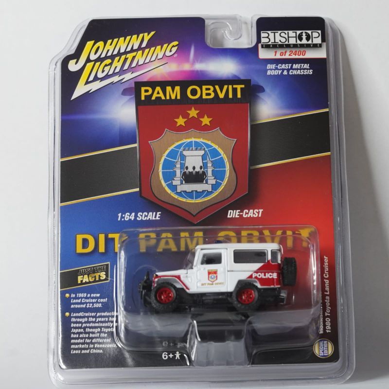 Diecast Johnny Lightning 1:64 Indonesian Police DIT PAM OBVIT | Shopee ...