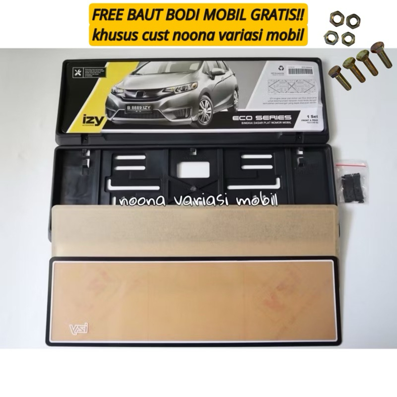Izy auto 2000 astra plus mica acrylic standard car number plate holder ...