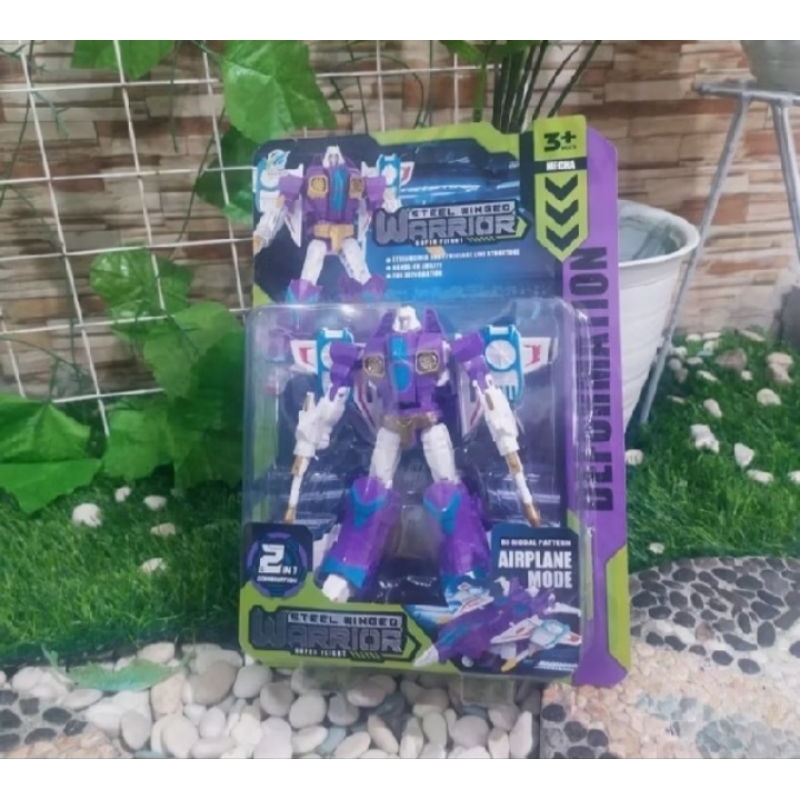 Fighter Jet Plane Robot Children's Toy Can Transform into a Robot // 2 ...