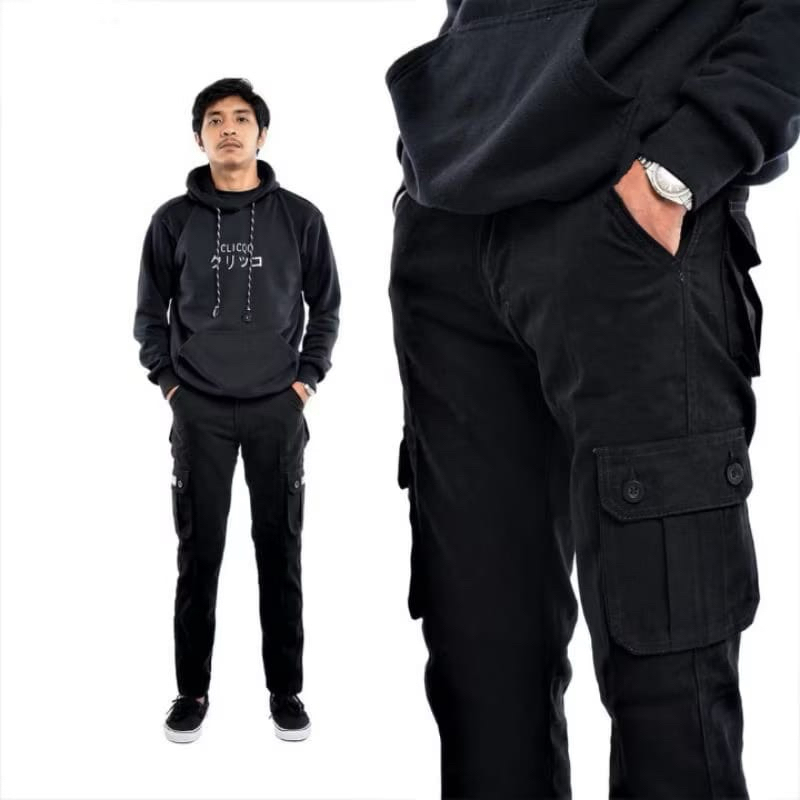 Original kimpol Adult Men's Long Cargo Pants Size 27-38 | Shopee Malaysia