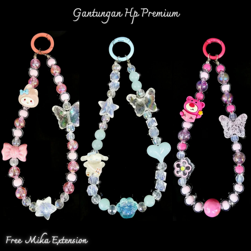 GANTUNGAN Premium HP Hanger - Labubu Sanrio HP Lanyard Phone Strap ...