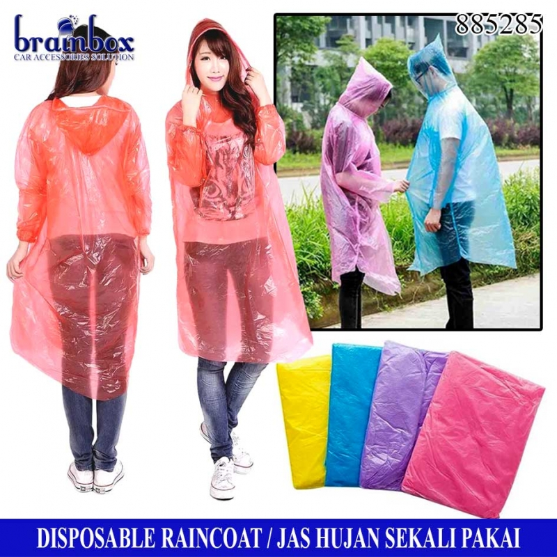 Disposable Raincoat Disposable Transparent Plastic Raincoat Raincoat ...
