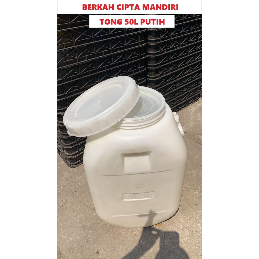 Used 50 Liter Trash Drum Holder 50l Water Drum 50l Barrel Complete with ...