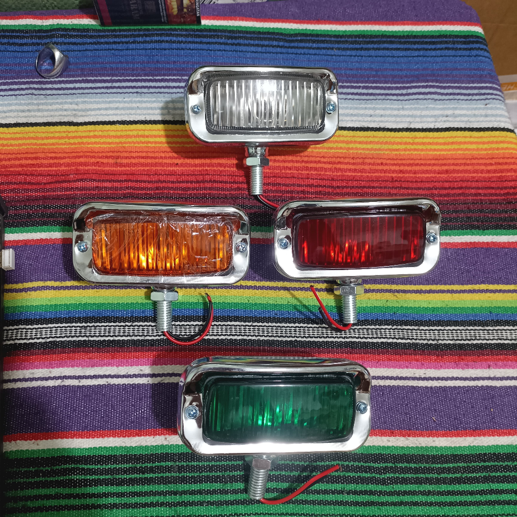 Square Headlight Box Headlight Vintage Box Lamp Chopper Foglamp Vintage ...