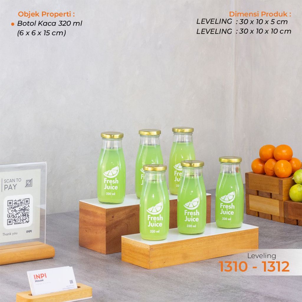 Display Stand Exhibition Booth Juice Bottle Display Rack - Inpihouse ...