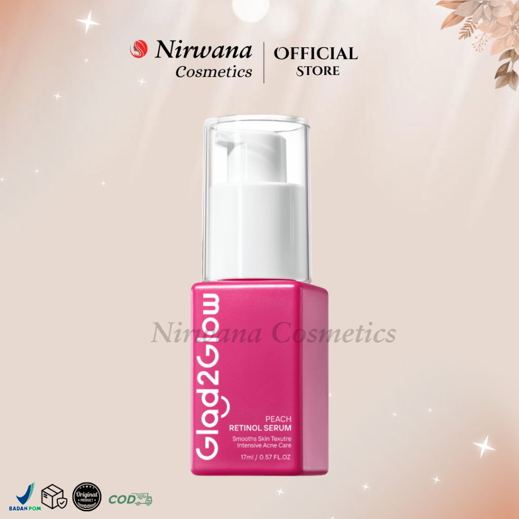 Glad2glow Peach Retinol Serum Calms Acne Smoothes Texture 17ml | Shopee ...