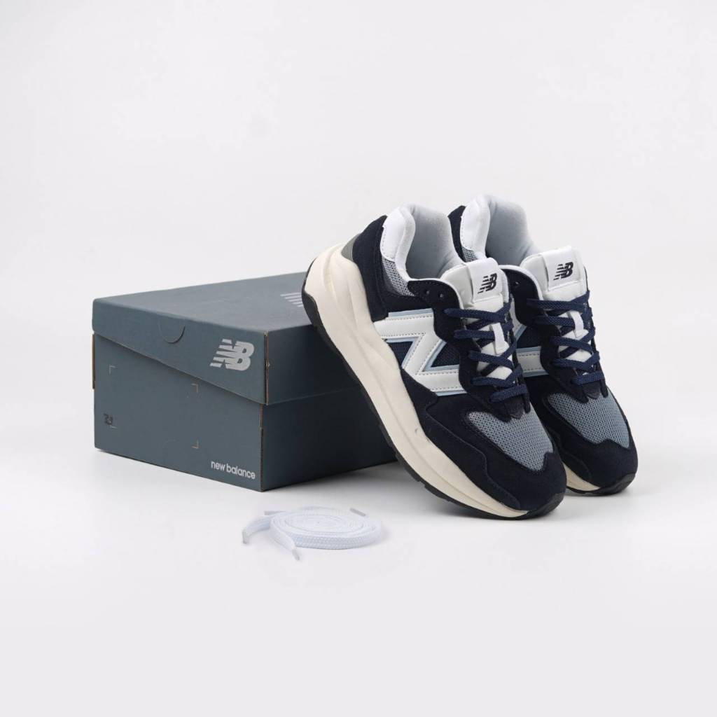 Women's And Men's Sneakers nb 5740 Navy White | Shopee Malaysia