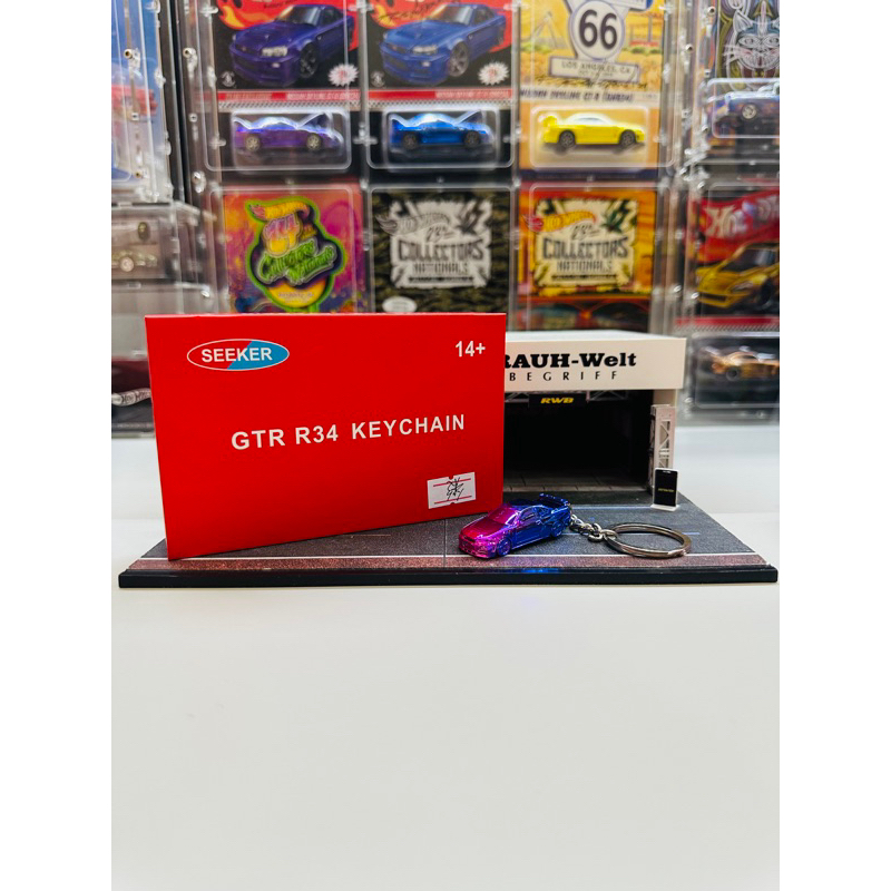 Seeker 1:87 Nissan Skyline R34 Keychain Chameleon | Shopee Malaysia