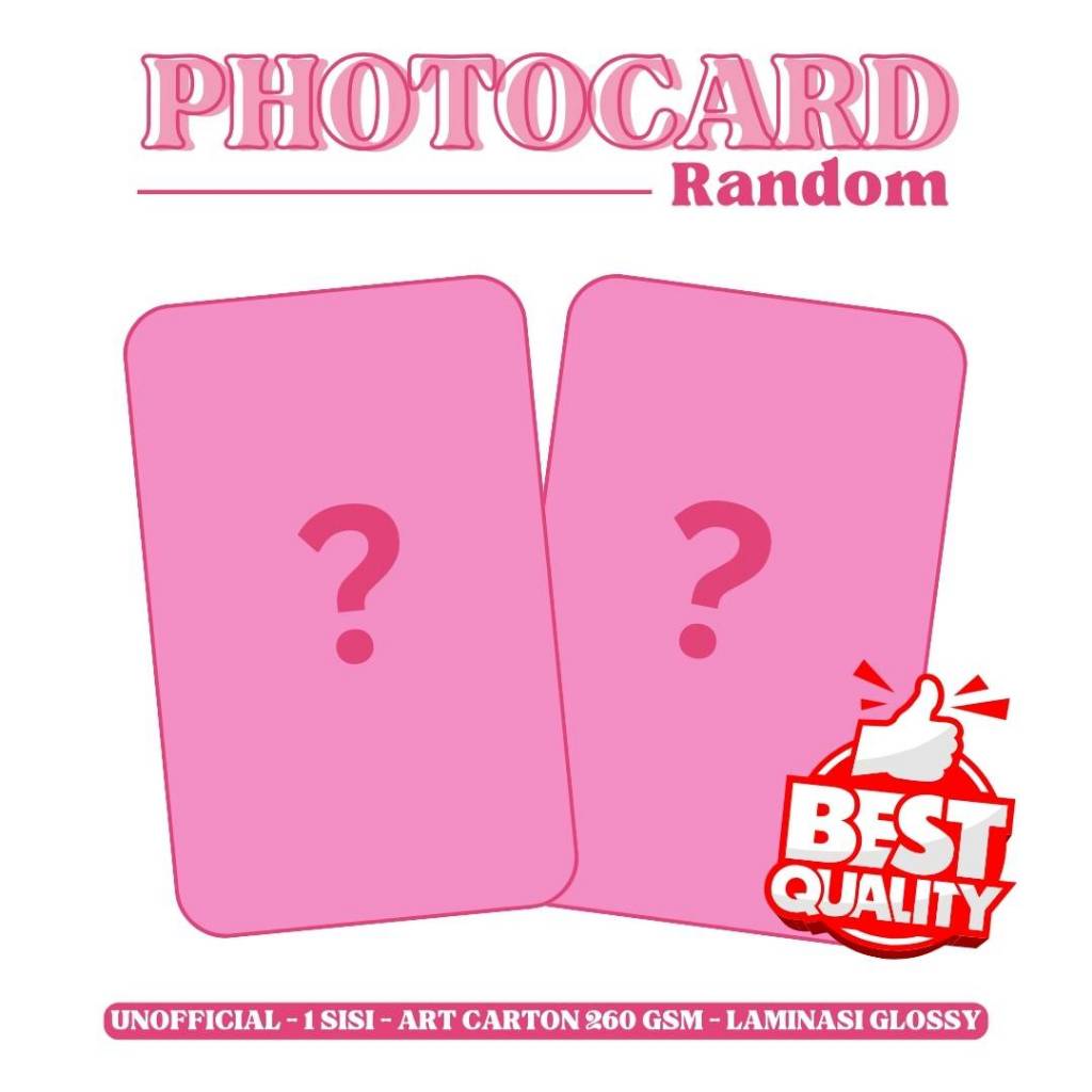 Photocard RANDOM PC KPOP NCT ENHYPEN NEWJEANS BLACKPINK TWICE ...