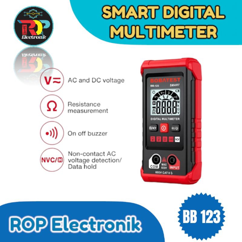 Robest Digital Multimeter BB-123/HT-123 Babatest/Habotest | Shopee Malaysia