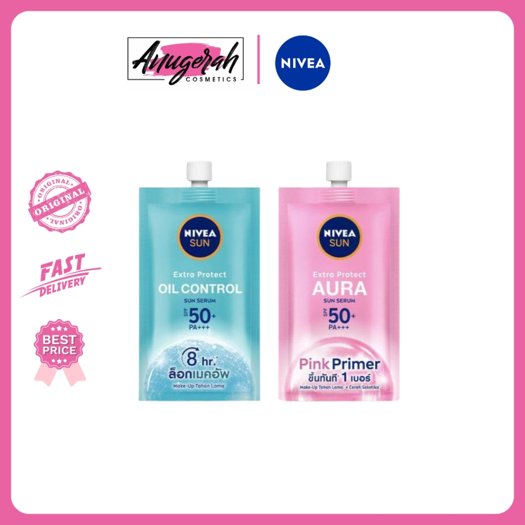 Nivea Extra Protect Sun Serum SPF50+ PA+++ 7ml SACHET | Shopee Malaysia