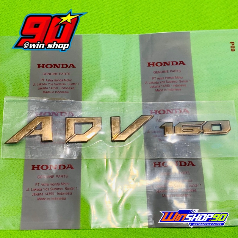 Honda ADV 160 Gold body logo sticker emblem | Shopee Malaysia
