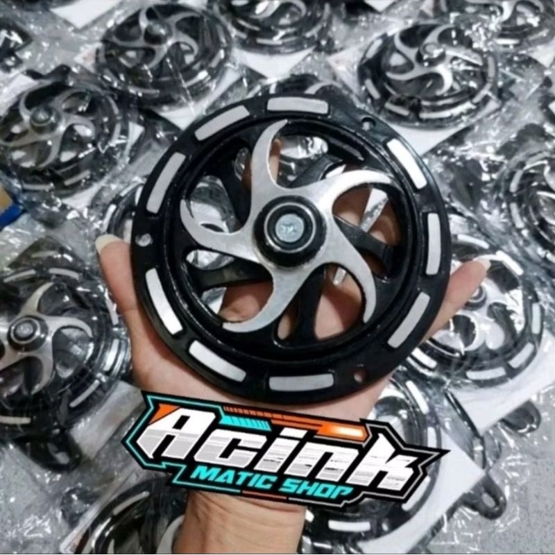 Universal FULL CNC FAN COVER SPINER DUCK MATIC FIZ R HONDA MIO SPINER ...
