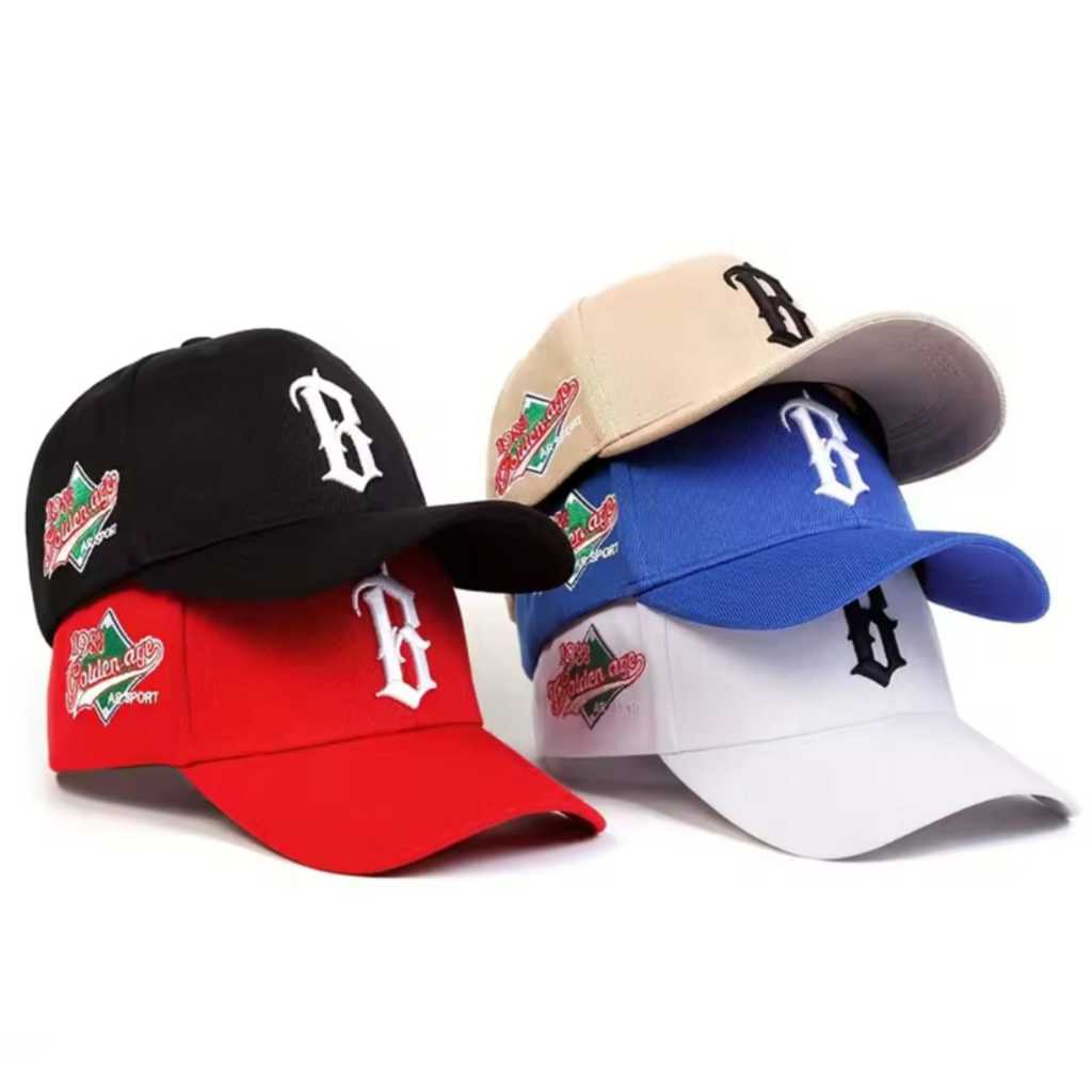 Gc - Letter B Golden Age Air Sport Unisex Fashion Embroidered Baseball ...