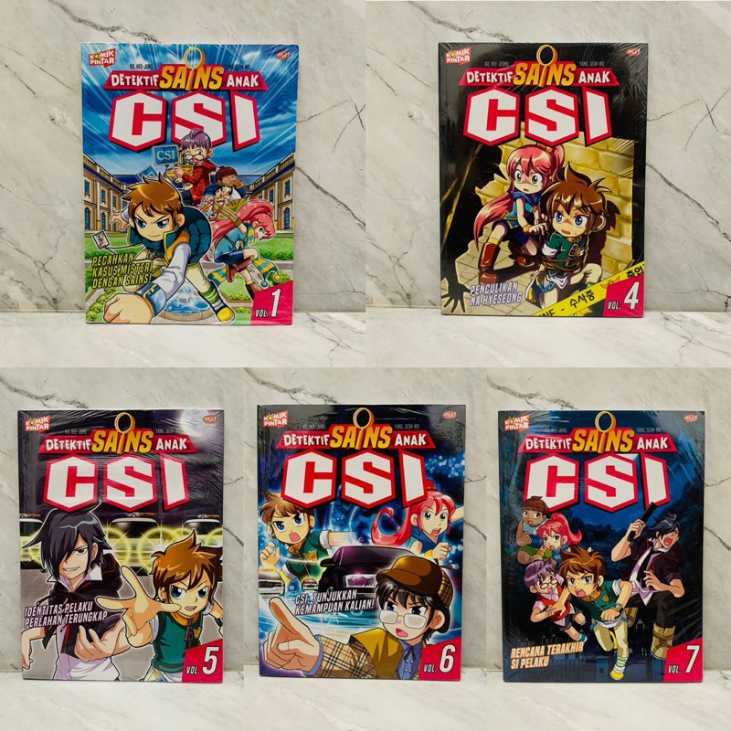 Csi Children's Science Detective Smart Comics Vol 1 2 3 4 5 6 7 ...