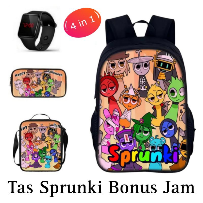 Sprunki children's bags - school backpacks for kindergarten and ...