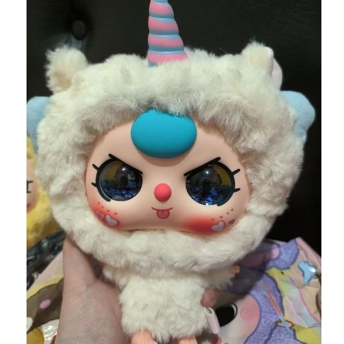 MATA Baby Three Big Head Zipper Bag Plush - WATER EYE UNICORN | Shopee ...