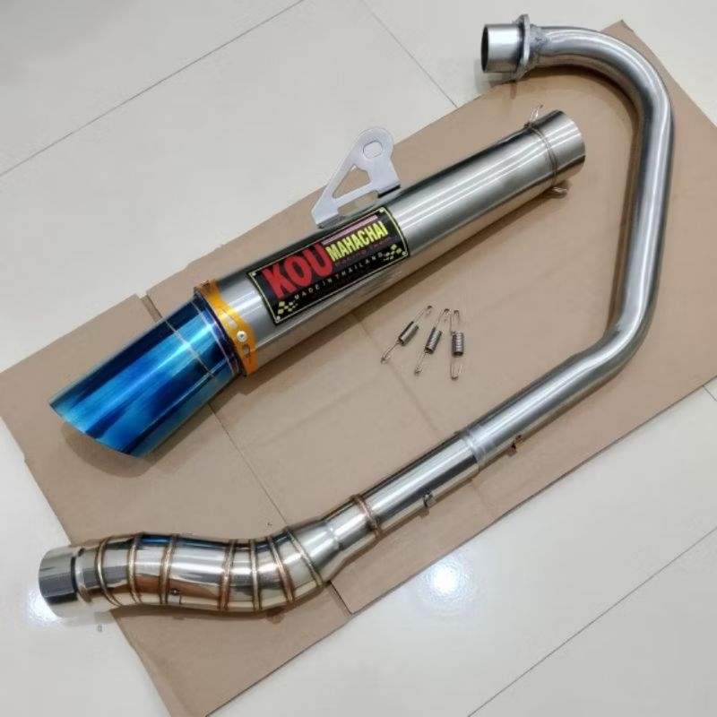 Kou Mahachai 1set OPEN SPEC exhaust tube pipe Tmx 125 155 pinoy raider ...