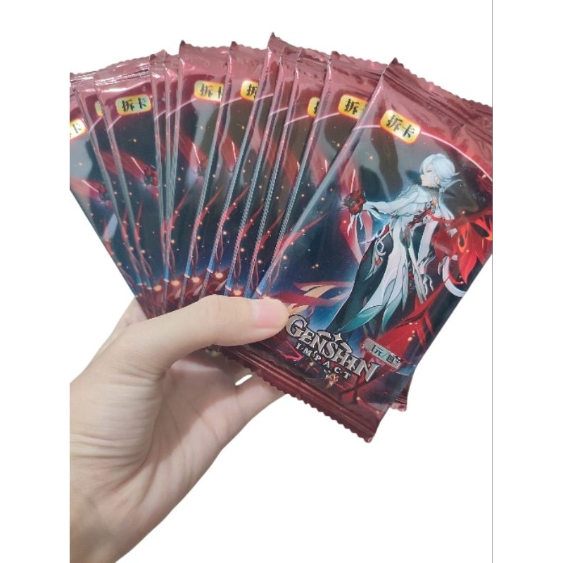 Genshin Impact CCG Booster Pack Card anime manga game 4 | Shopee Malaysia