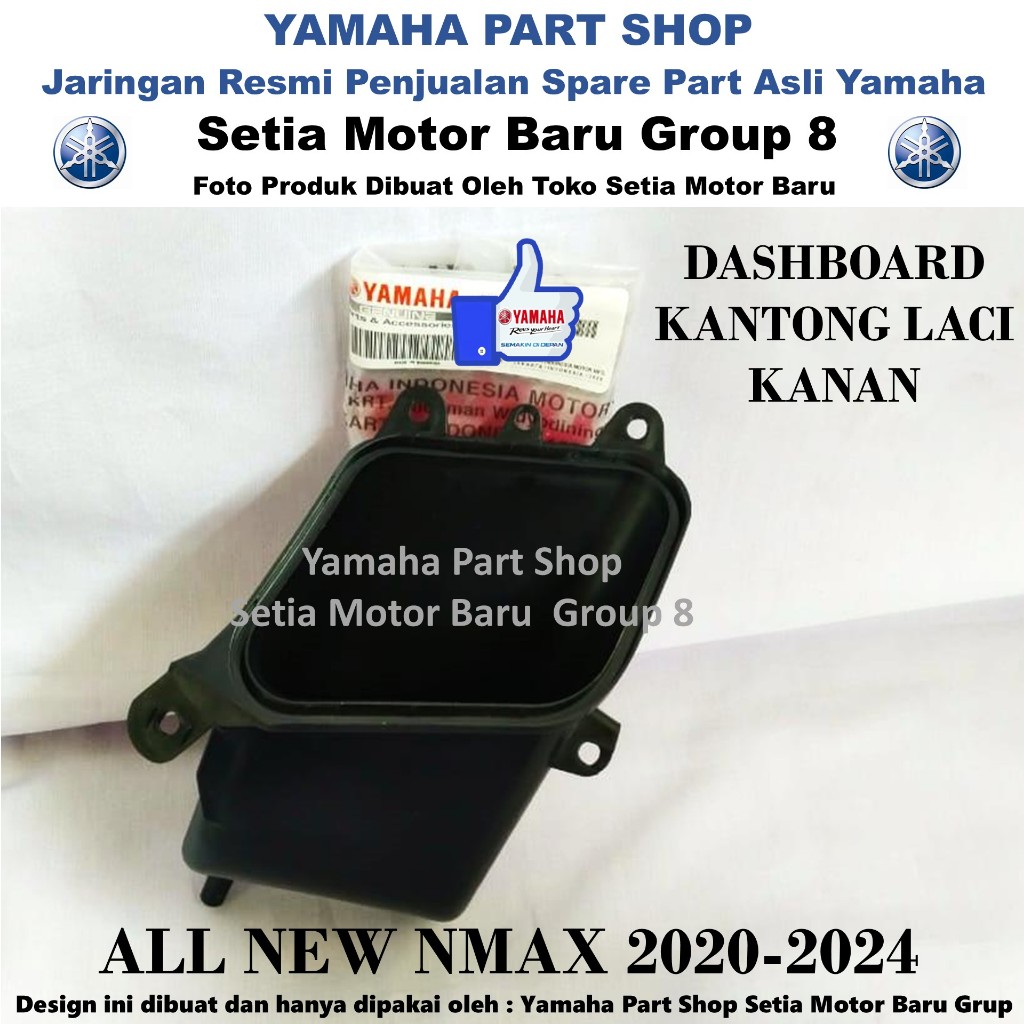 All New Nmax N Max 2020 Right Drawer Dashboard Pocket, Original Yamaha ...