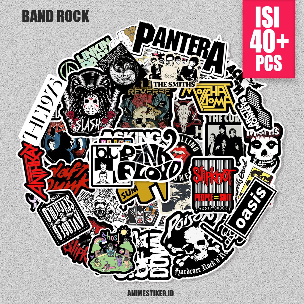 Rock band sticker pack sticker anime sticker aesthetic sticker pack ...