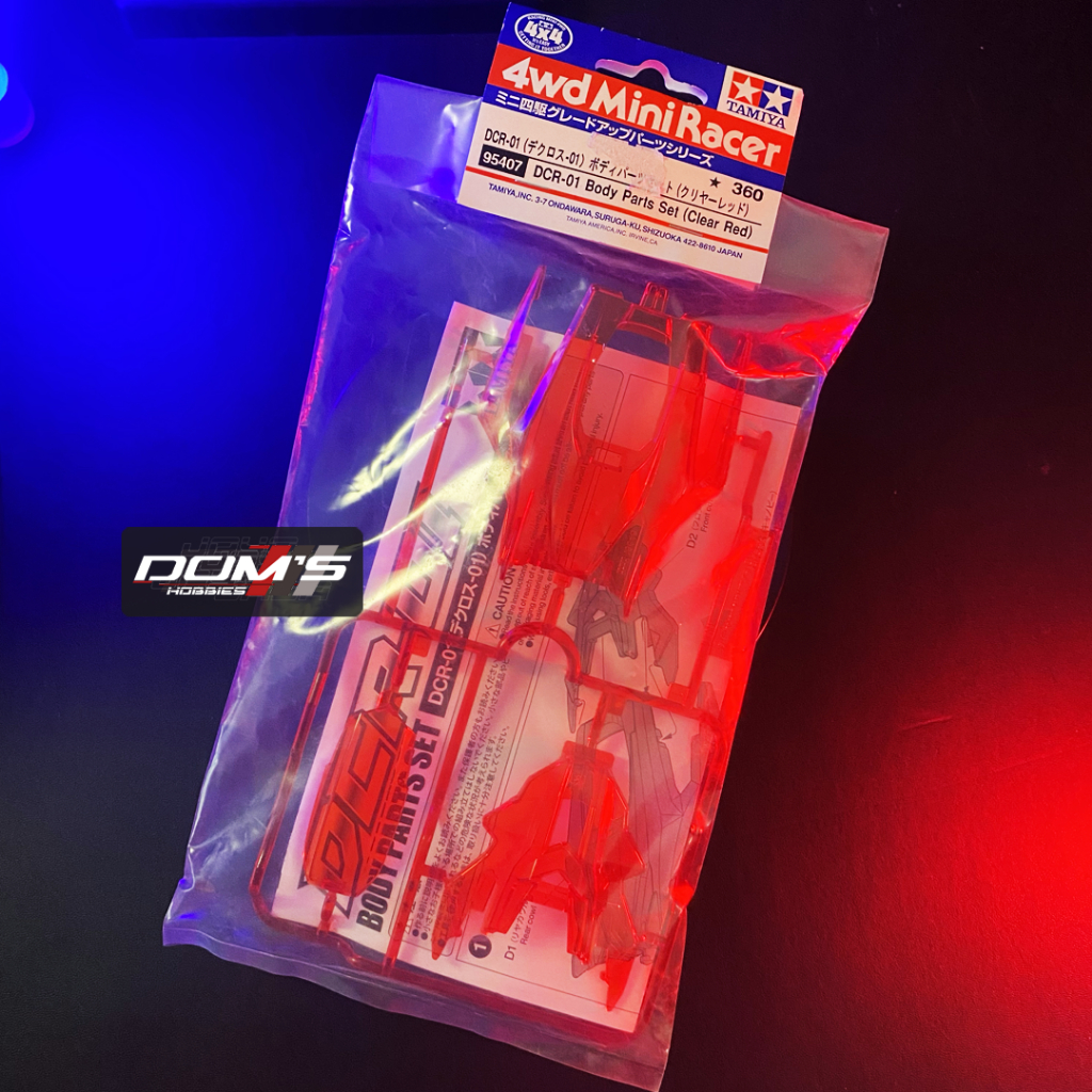 Body Tamiya 95407 DCR 01 CLEAR RED - Body, Decal | Shopee Malaysia