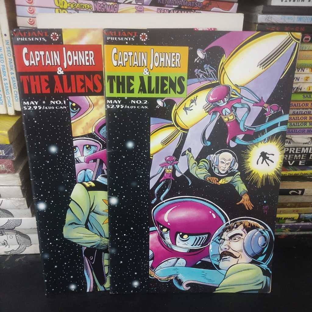 Valiant Comics "Captain Johner & The Aliens" 1 and 2 (English) | Shopee ...