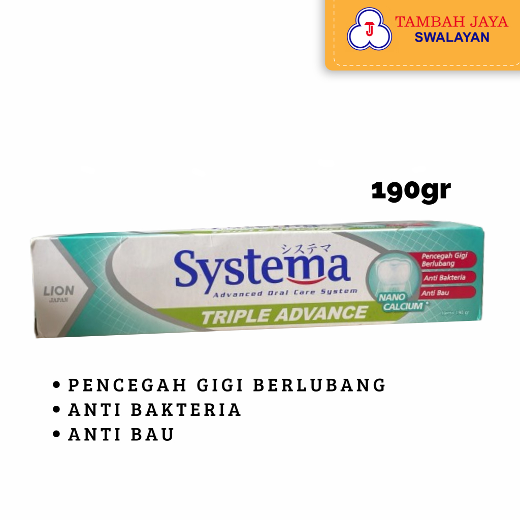 Systema Triple Advance Toothpaste - Nano Calcium 190G | Shopee Malaysia