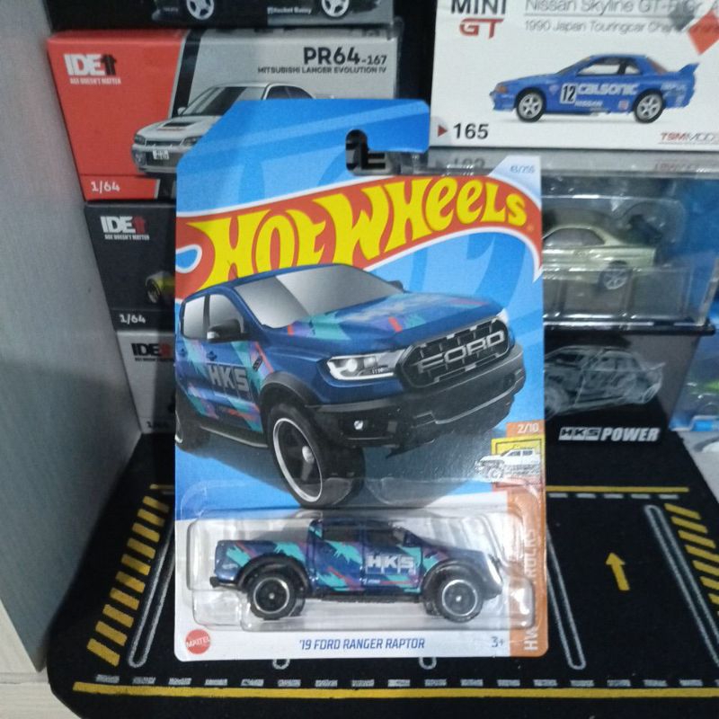 Hotwheels Ford Ranger Raptor HKS Blue | Shopee Malaysia